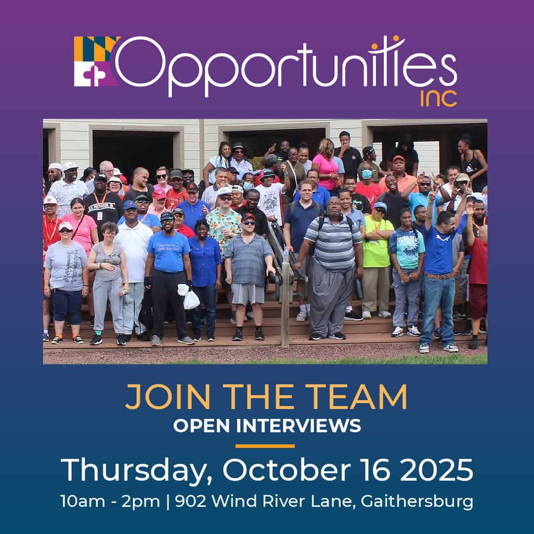 Join the Opportunities, Inc. Team » Open Interviews on October 16, 2025